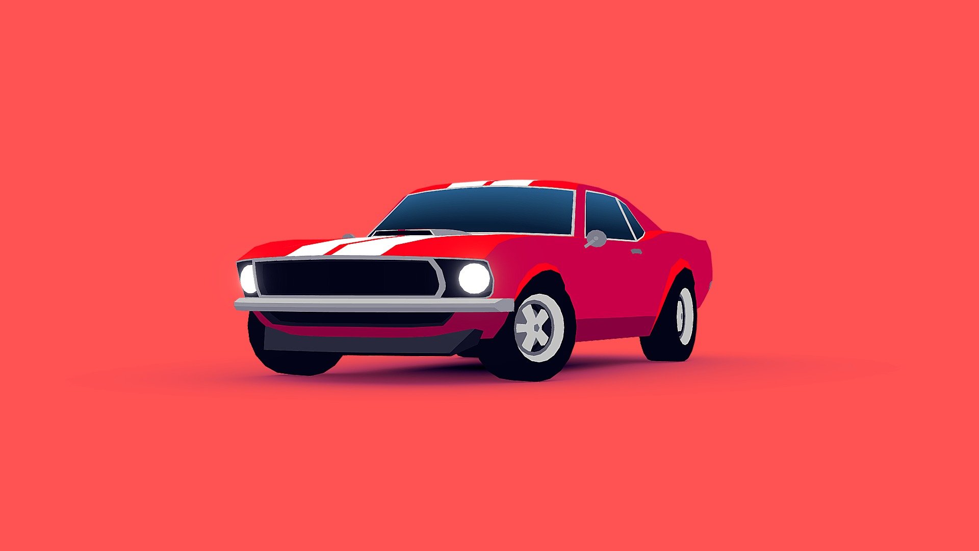 Prometheus (Muscle Car '69) - 3D model by Mena (@MenaStudios) [6c36e5b ...