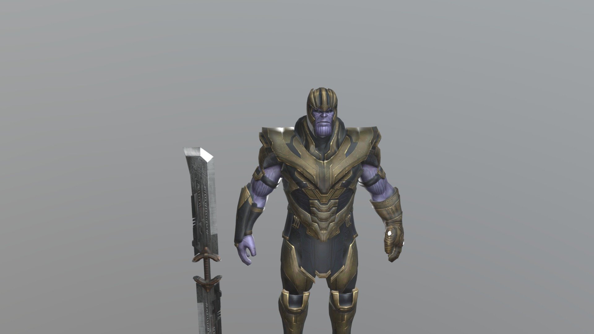 Thanos (Textured) (Rigged) - Download Free 3D model by 3D MODELS ...