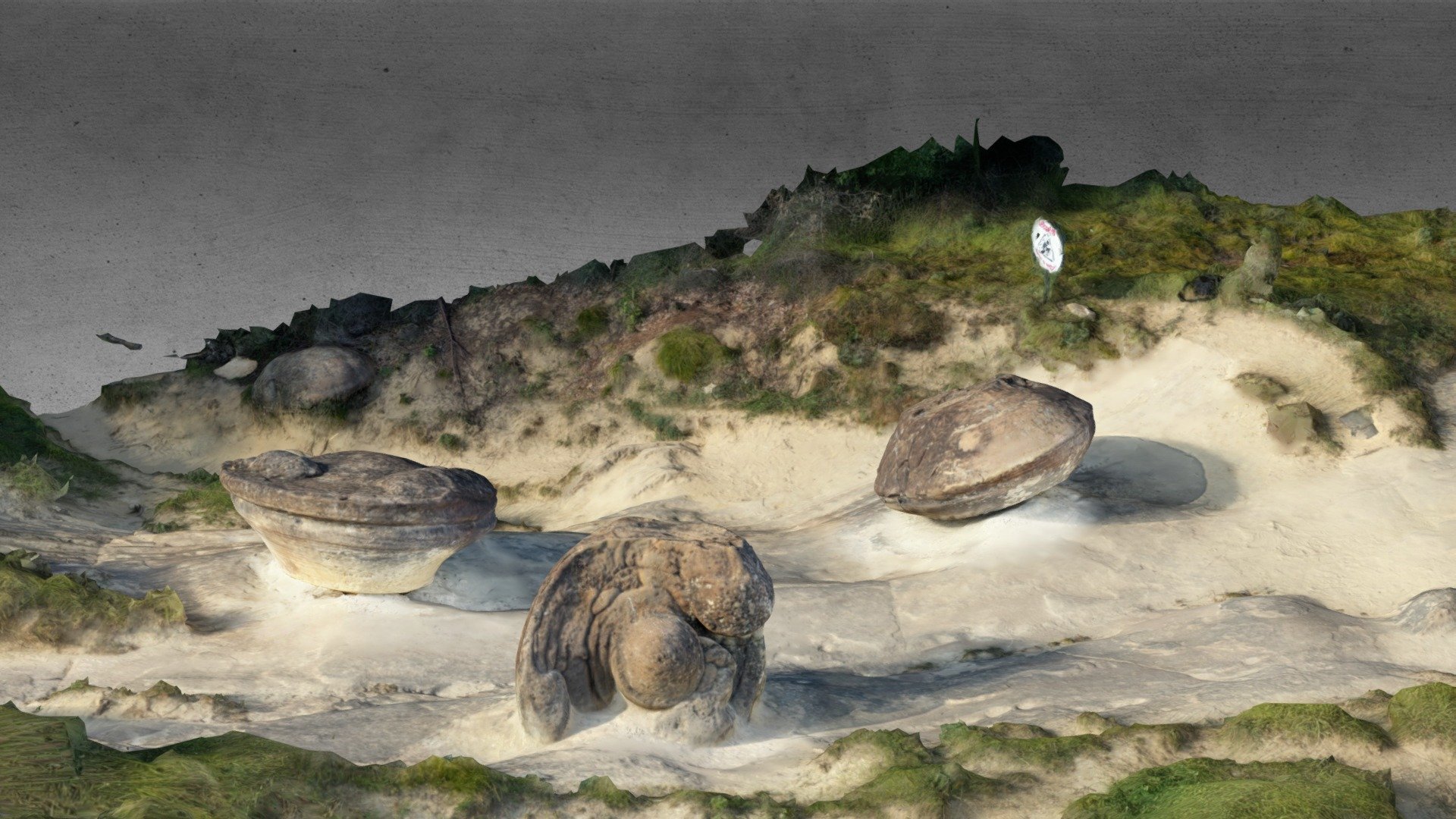 Trovantii- geological formation UFO shaped - Buy Royalty Free 3D model ...