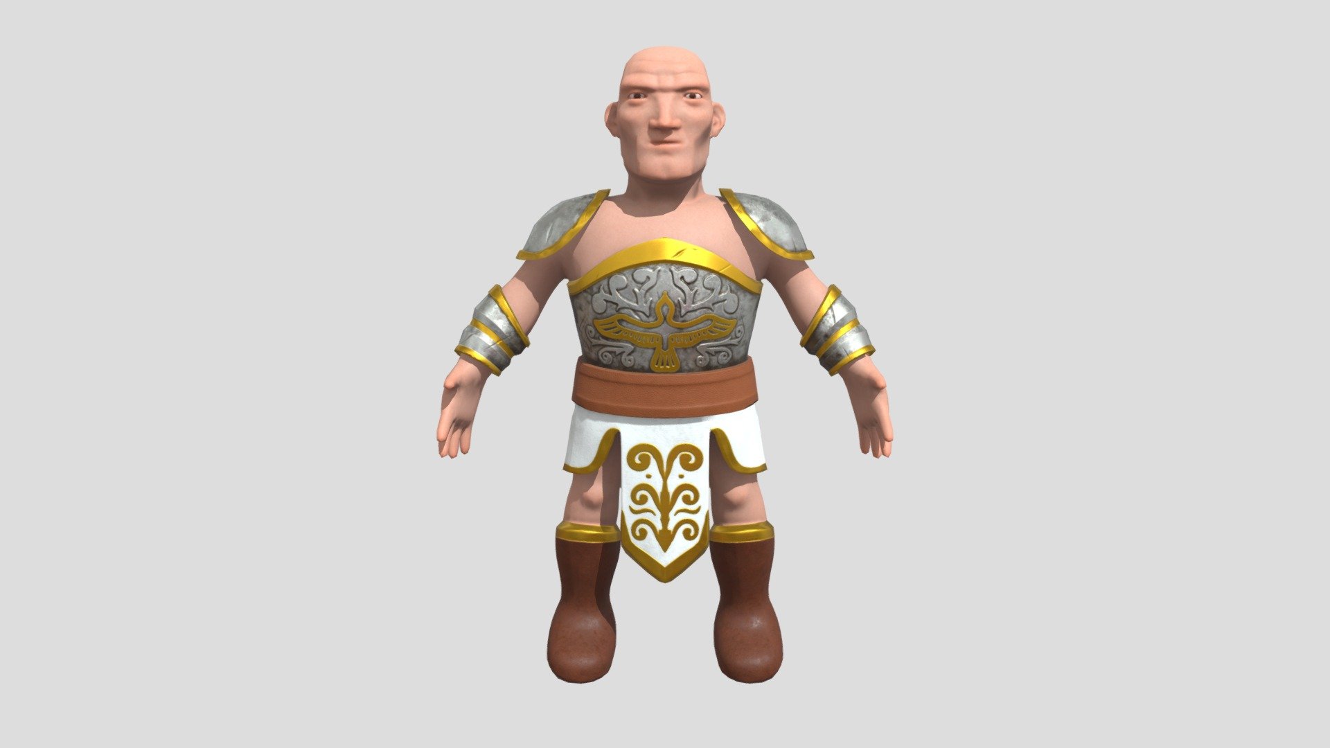 STYLIZED_WARRIOR - 3D model by Olexandr Vilchinskyi (@charlz_dar ...