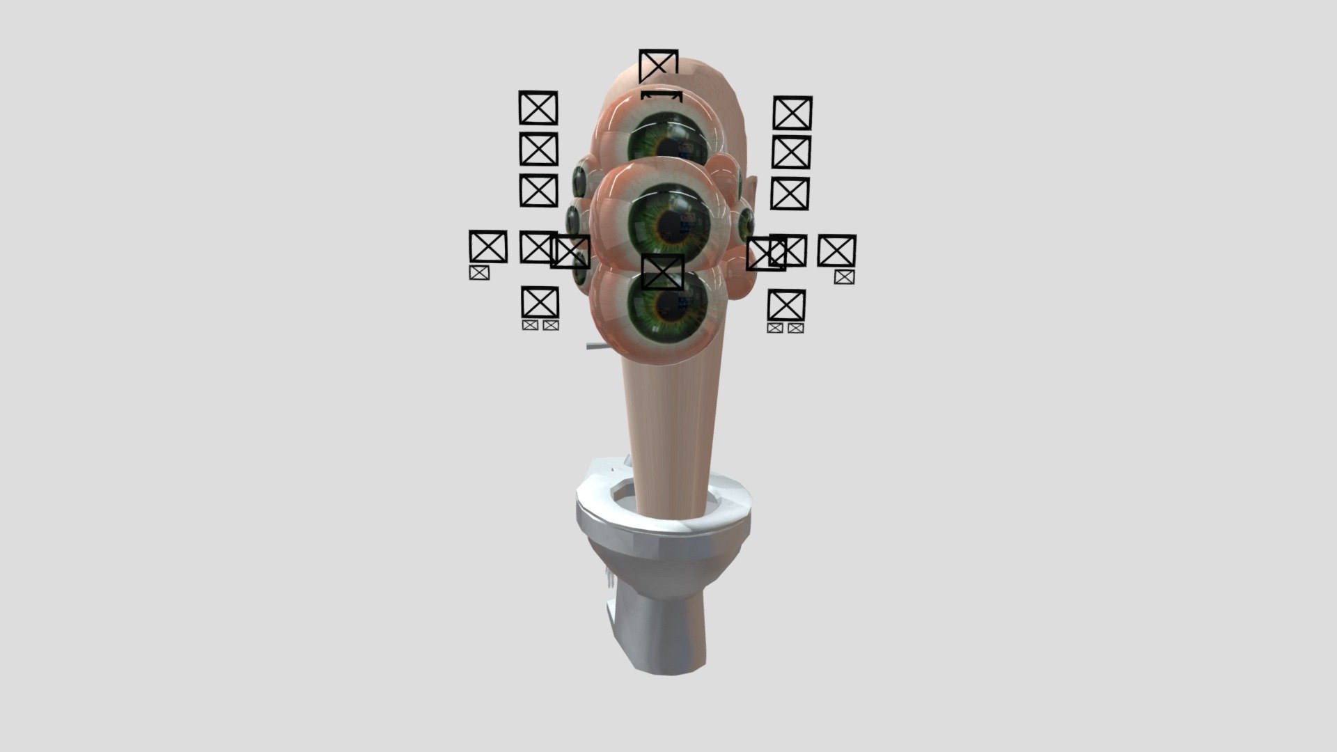 Eye skibidi - Download Free 3D model by antfree90 [6c3e4c3] - Sketchfab