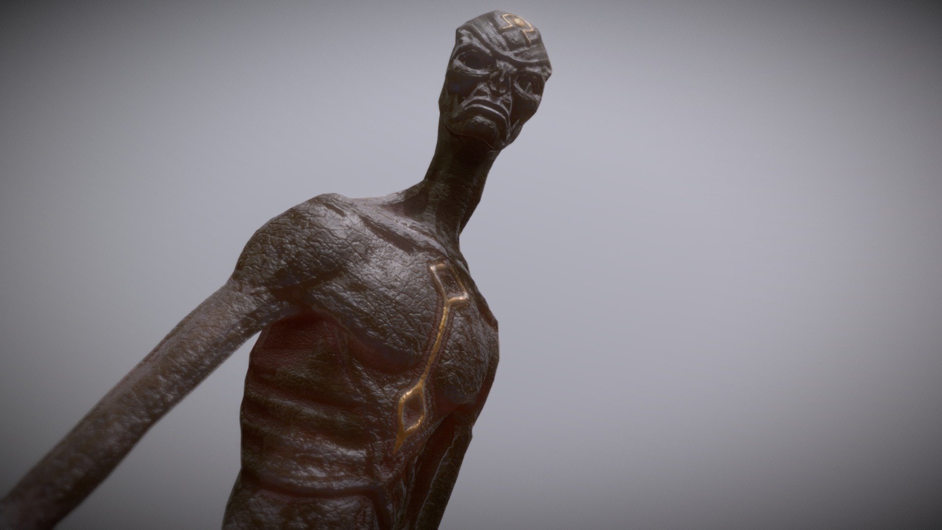 Alien - 3D model by sigmundlindestad [6c40379] - Sketchfab