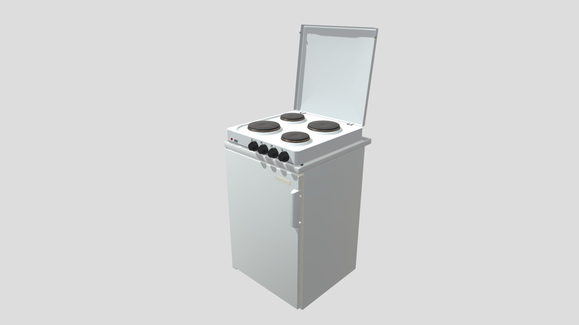Fridge & Hot Plate - Download Free 3D model by Alex (@adef) [6c4377d ...