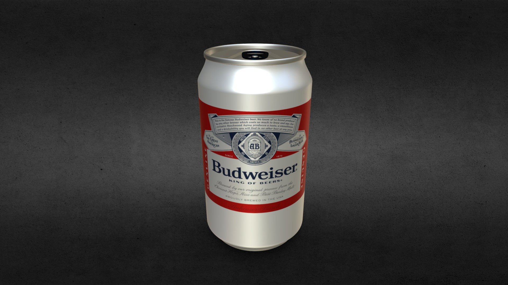Budweiser Beer Can - 3D model by FunctionalResearch_3D ...