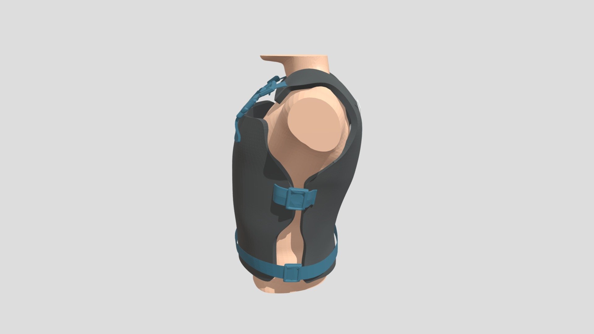 orthopedic vest with emg sensors - Download Free 3D model by Marce2109 ...