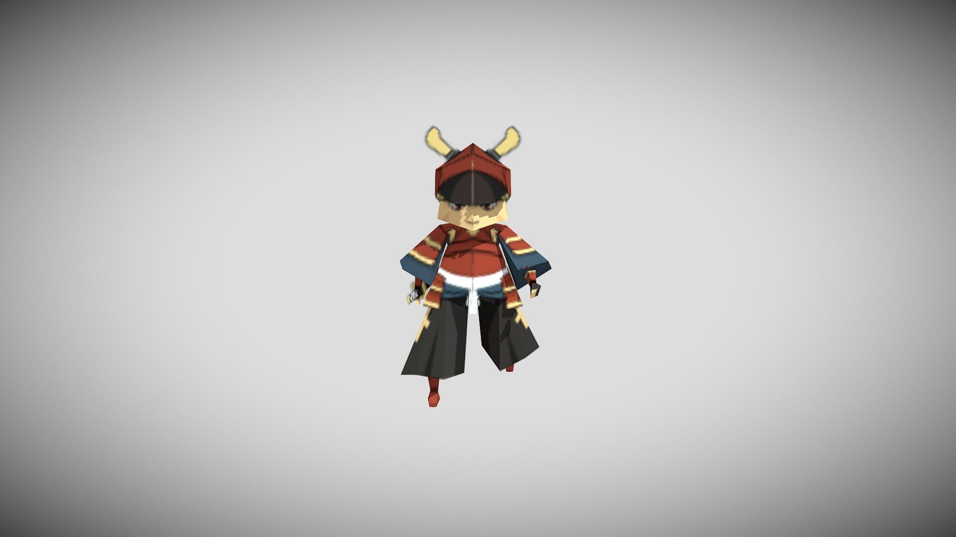 samurai - Download Free 3D model by vamsikrishna.v [6c45977] - Sketchfab