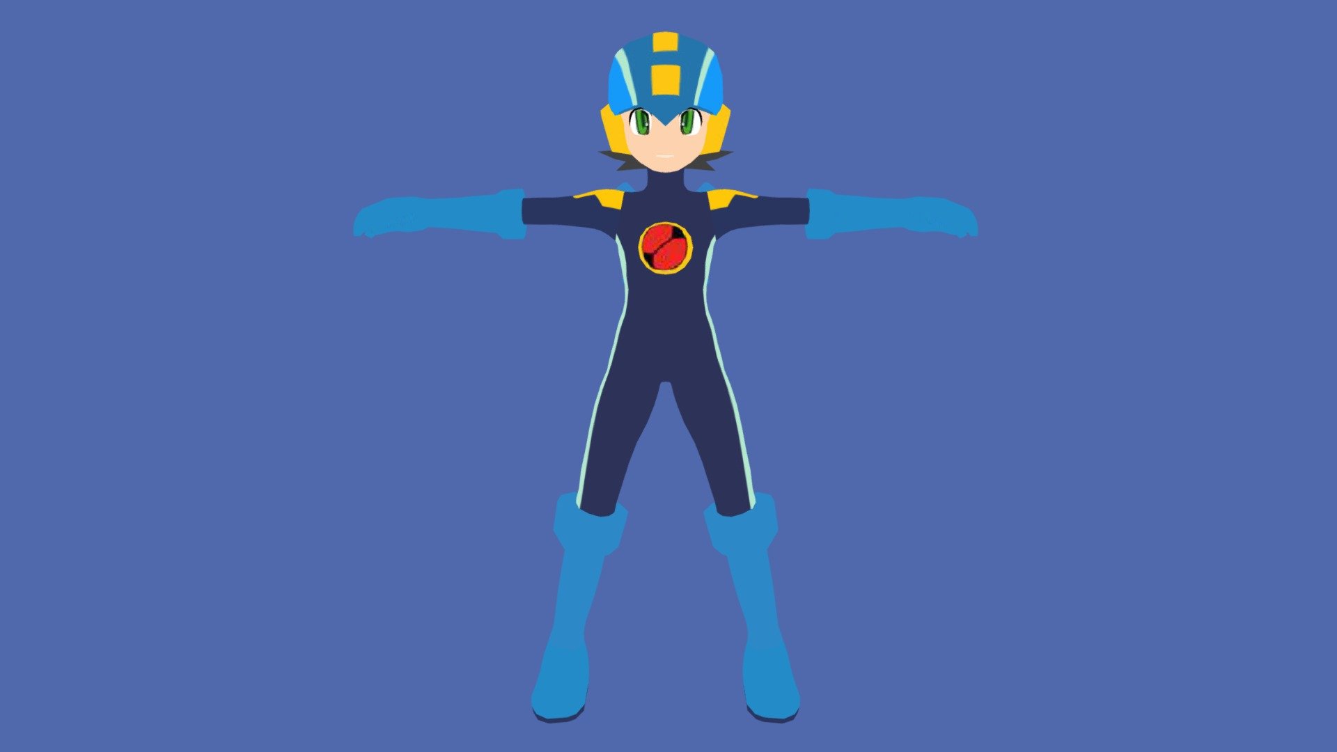Megaman - 3D model by Adrian.Alexis.Liberato [6c4677a] - Sketchfab