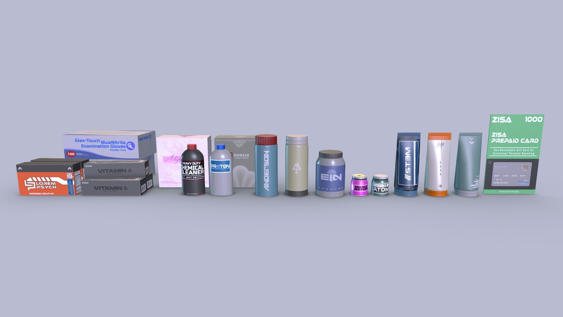 Store Items Vol 1 - 3D model by Michael V (@bossdeff) [6c4728f] - Sketchfab