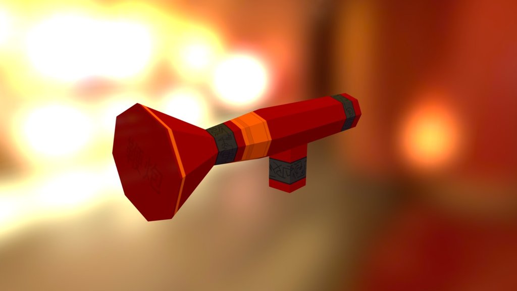 Dragon Rocket Launcher - 3D model by fiffe [6c48b5e] - Sketchfab