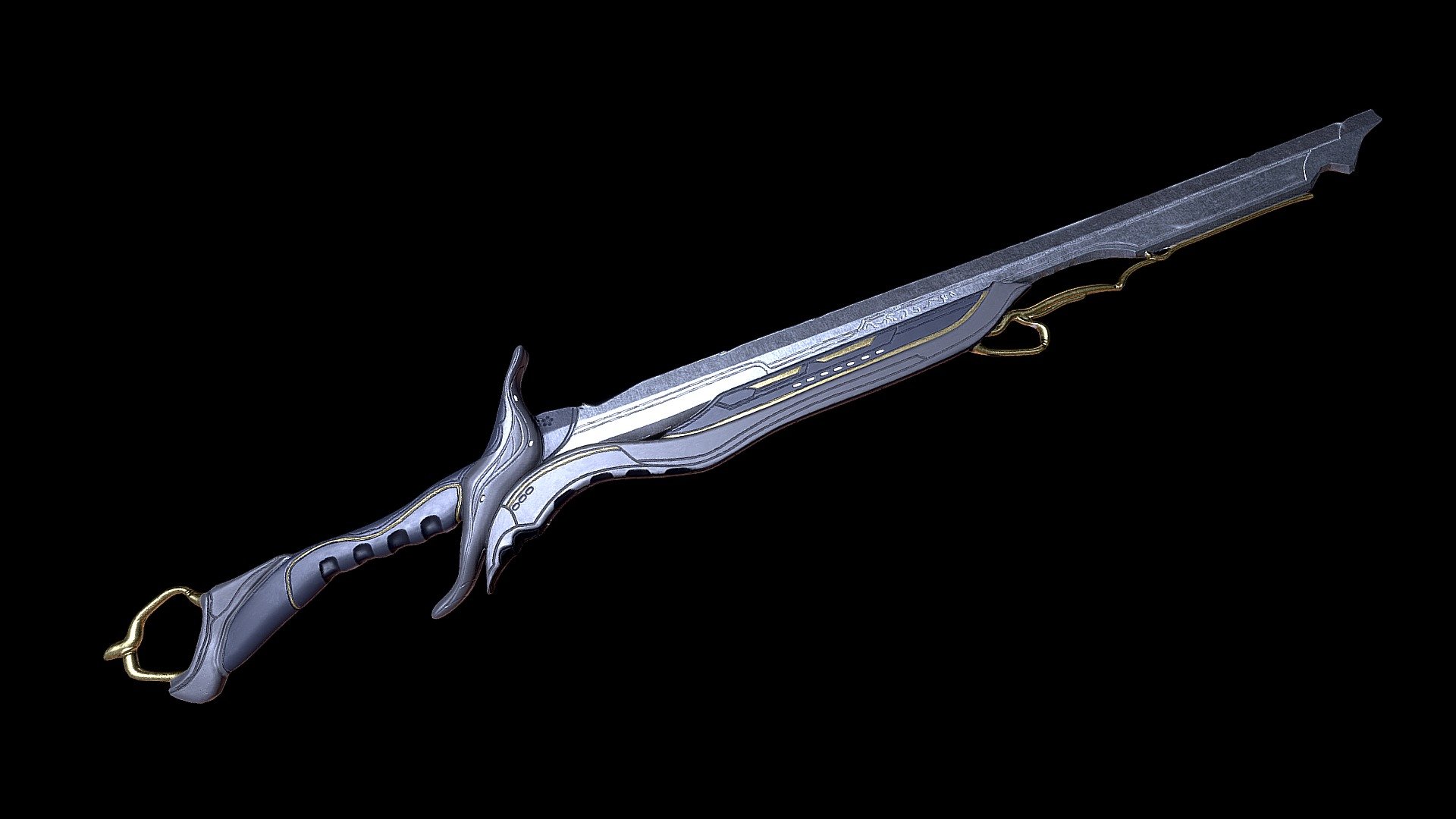 WARFRAME STYLE SWORD FREE - Download Free 3D model by Kerem Kavalci ...