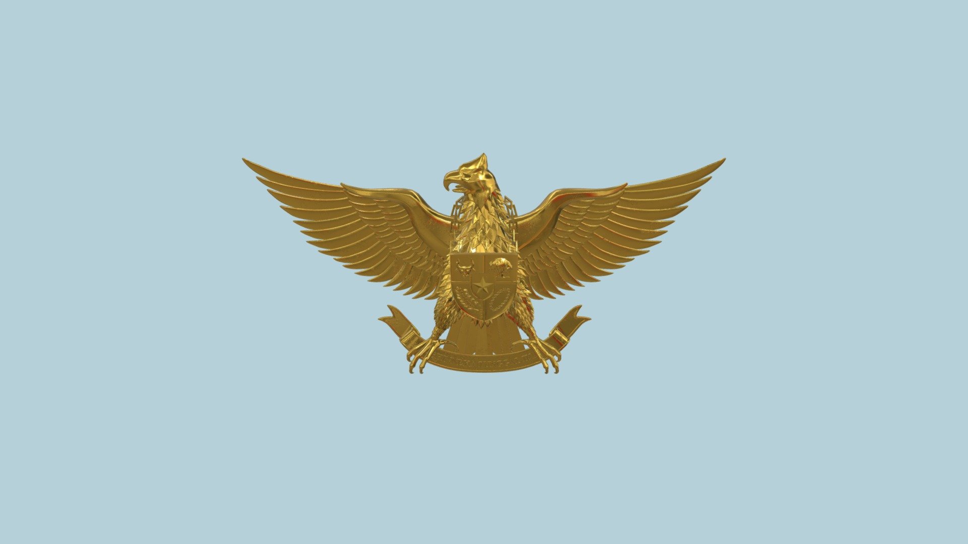 Garuda Pancasila 3d