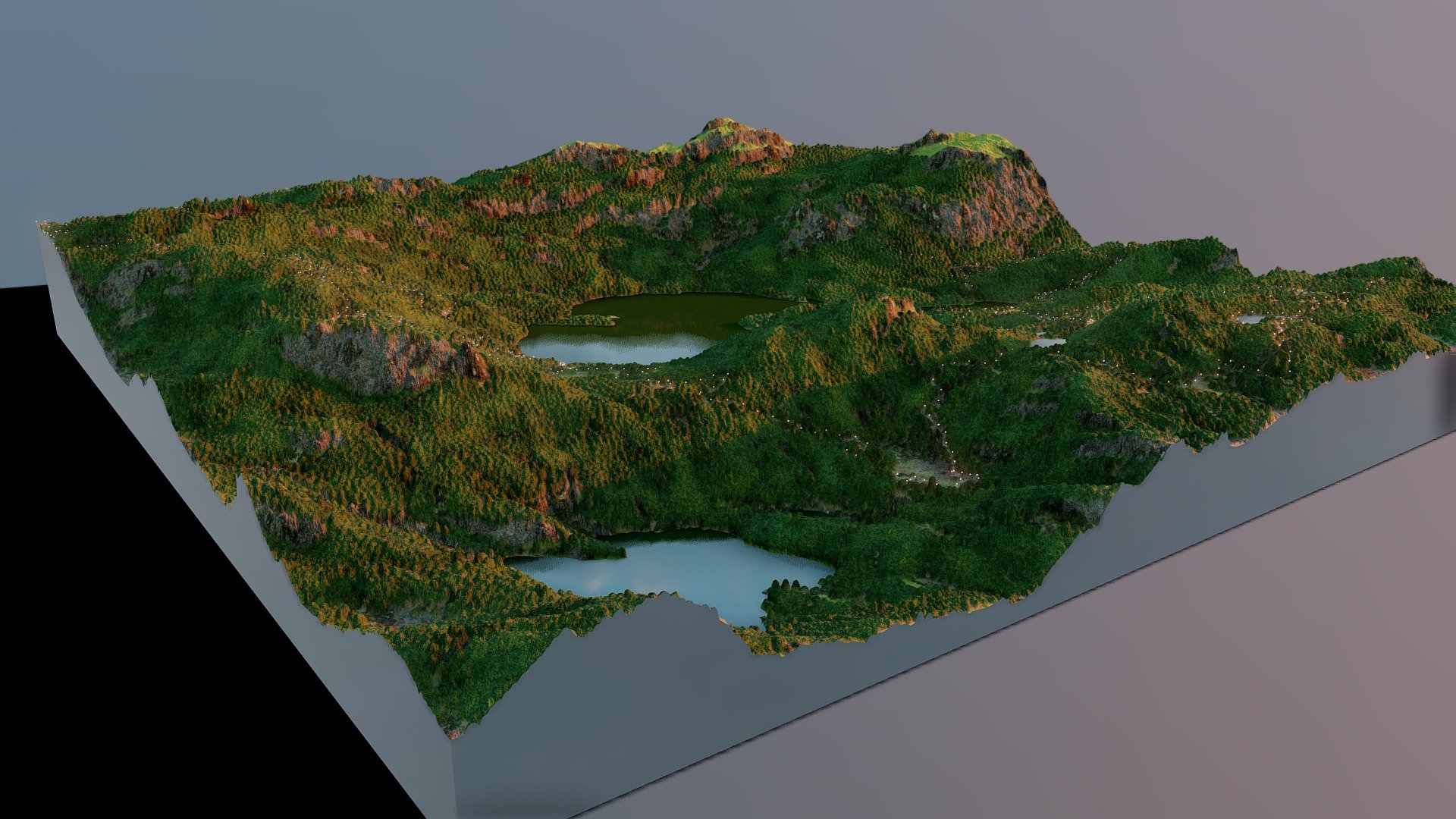 Procedural Landscape Design Test 00.05 - 3D model by asaito [6c4ff2f ...