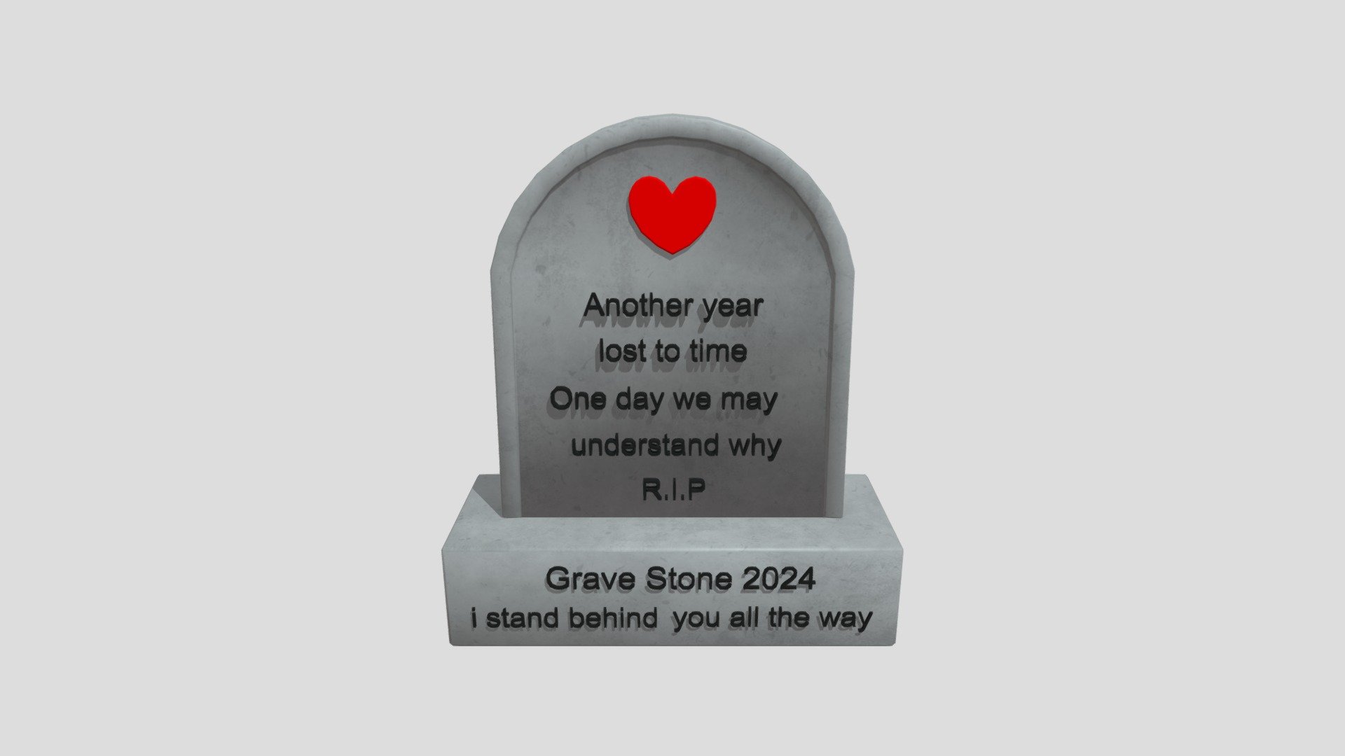 Grave stone - Download Free 3D model by A1-BubbleBox [6c50663] - Sketchfab