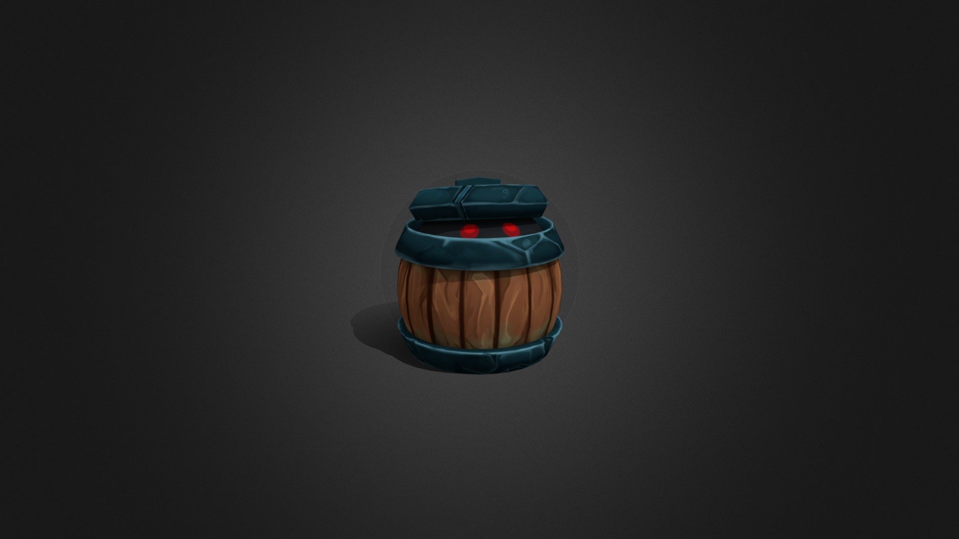 Stylized Barrel Guy - 3D model by Dragoskin [6c53337] - Sketchfab