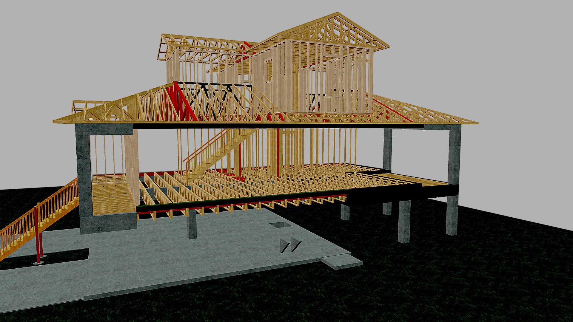 3D Framing - 3D model by Alan Butler (@ab2draft) [6c542ba] - Sketchfab