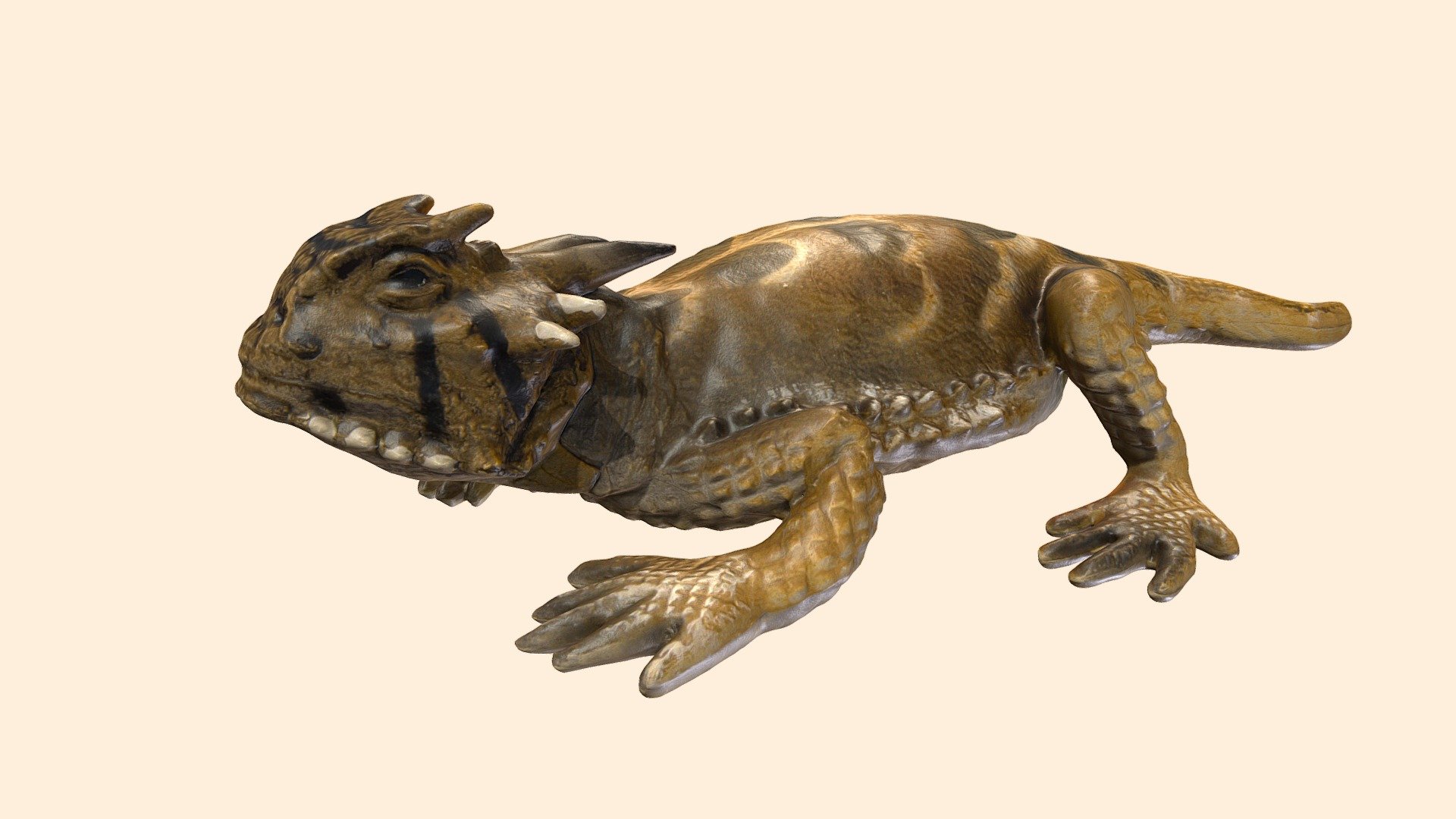 The Horned Lizard - Buy Royalty Free 3D model by MADD Designs (@TDModel ...