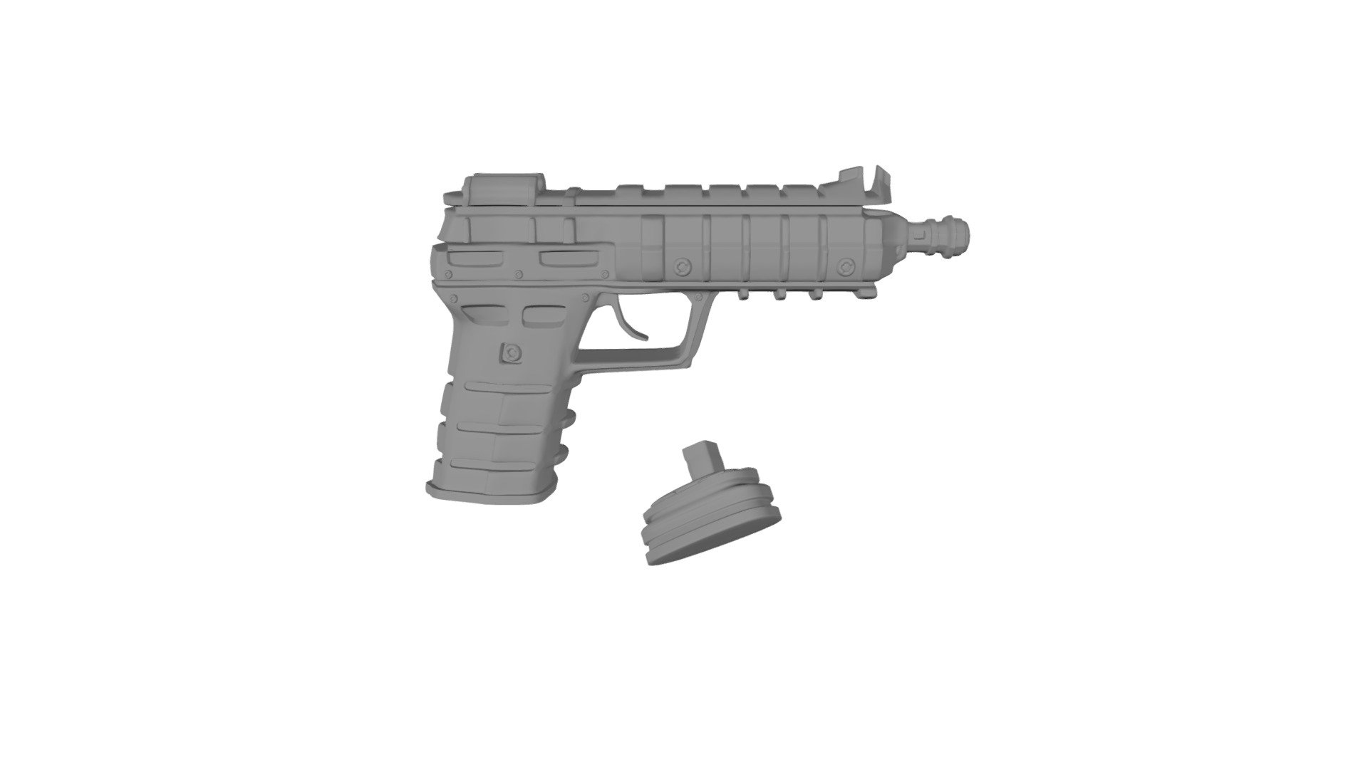 Gun Fbx - 3D model by mdelharo [6c55508] - Sketchfab