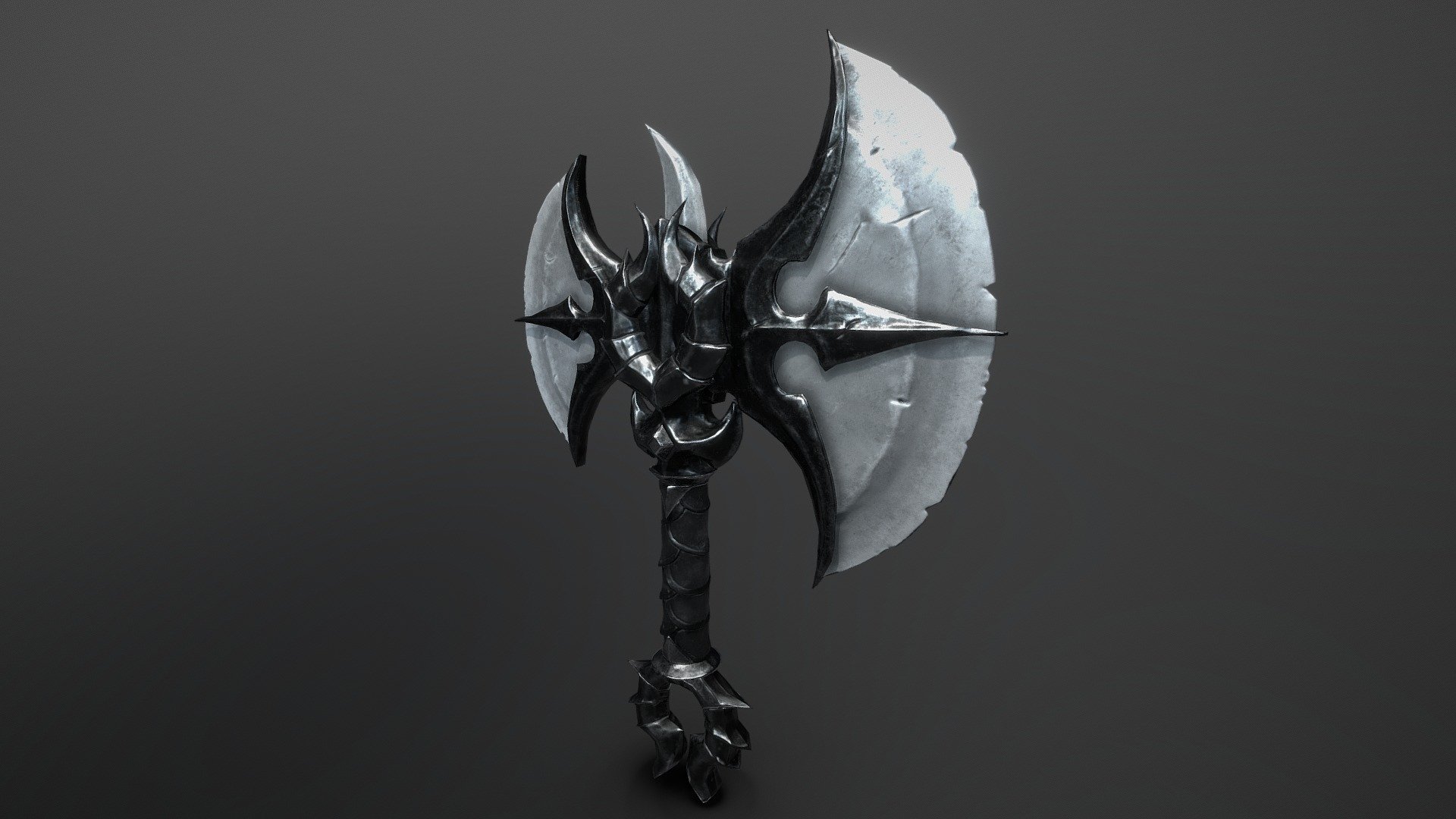Gothic Axe - 3D model by 0ms3r [6c56091] - Sketchfab