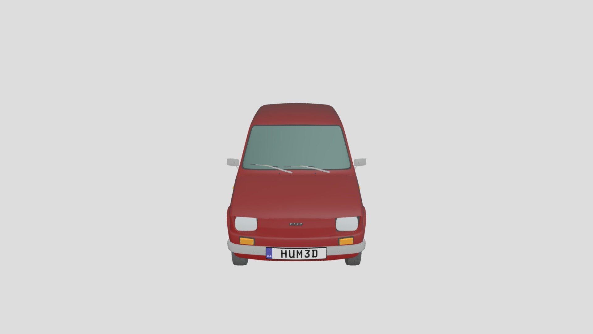Polski Fiat Maluch 126p HQ Inteior - Download Free 3D model by ...