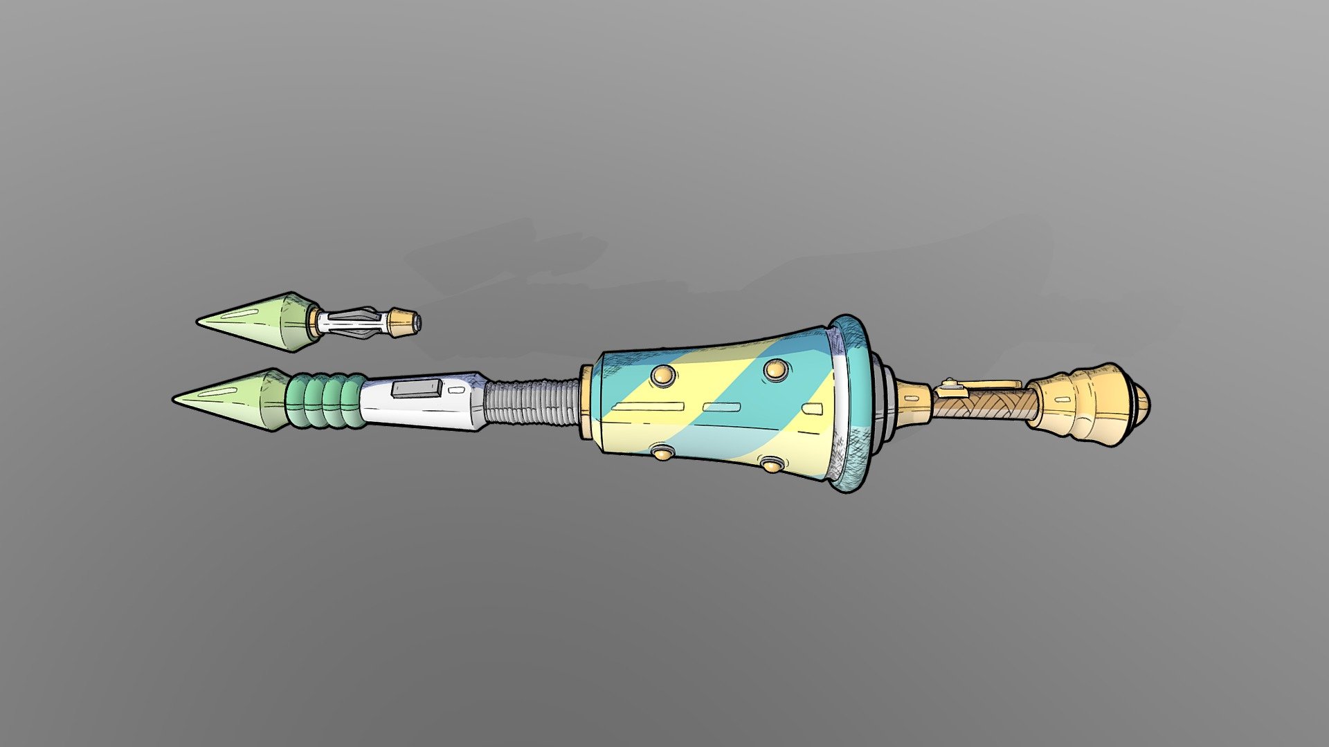 The Rocket Lance - 3D model by Mariane13 [6c57b91] - Sketchfab