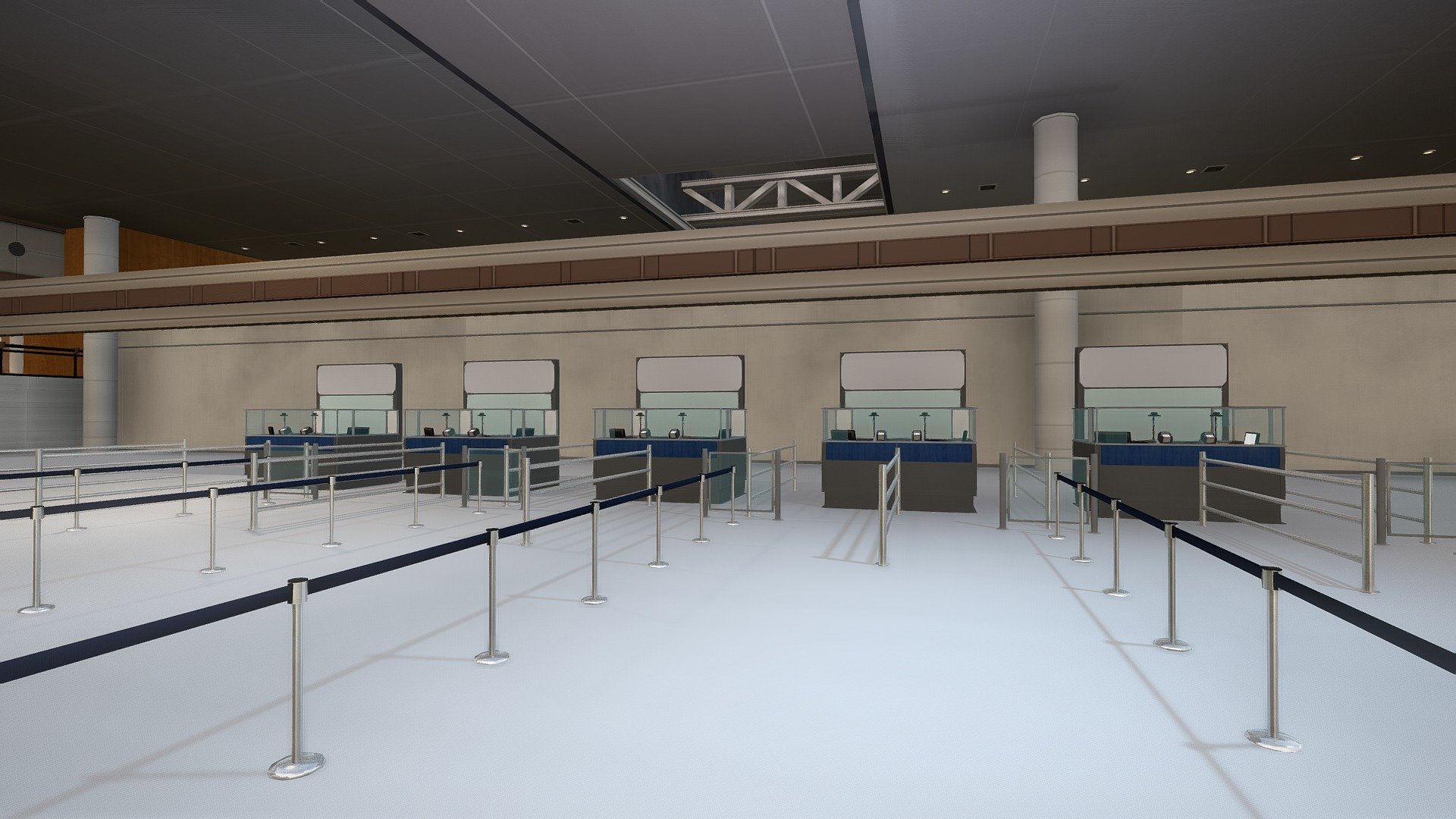 Immigration Counter - Buy Royalty Free 3D model by animod [6c58266 ...