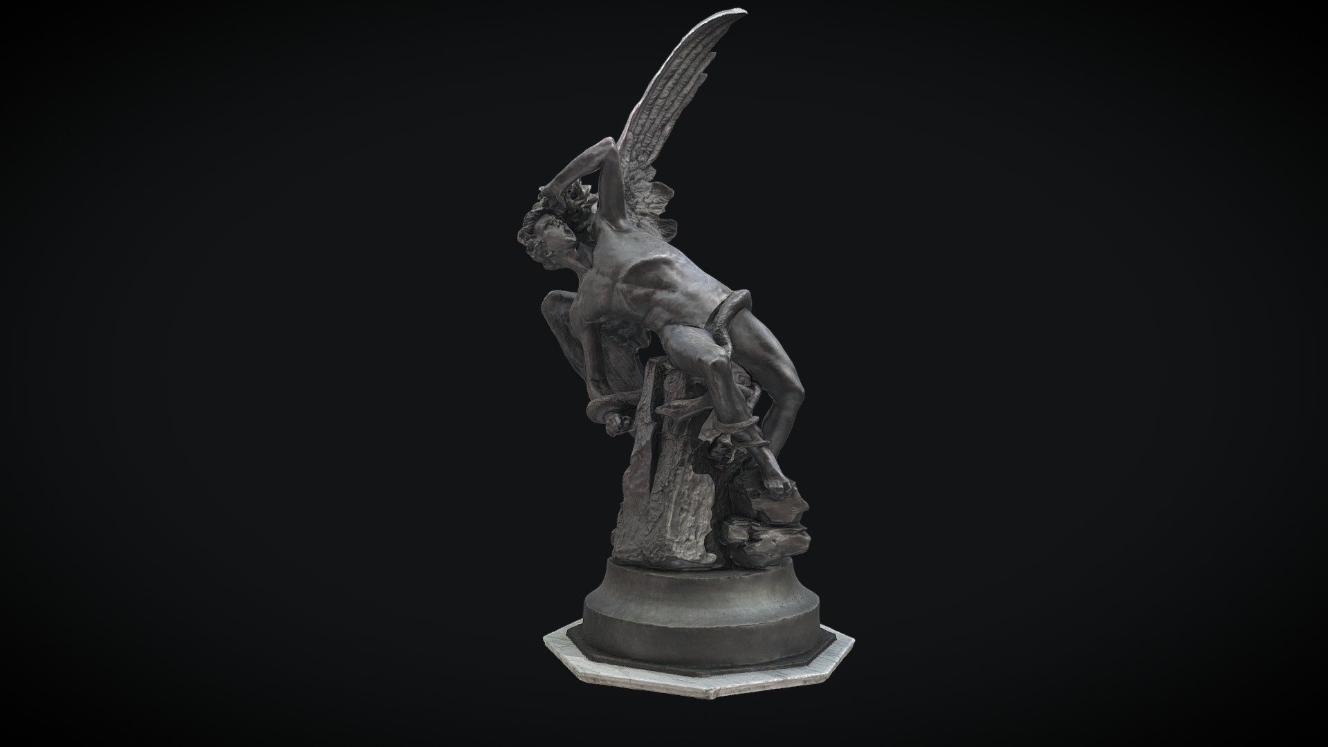 Escultura, "Ángel Caído" - 3D model by JoseMaría Moreno (@Infogmoreno ...