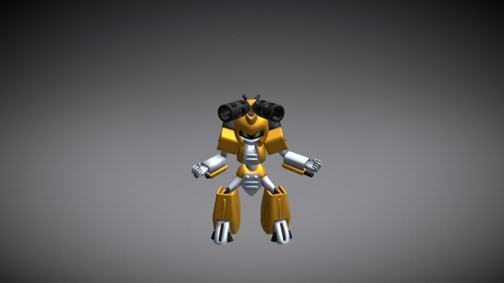 Battle Stance Metabee - 3D model by MadManMatti [6c589b9] - Sketchfab