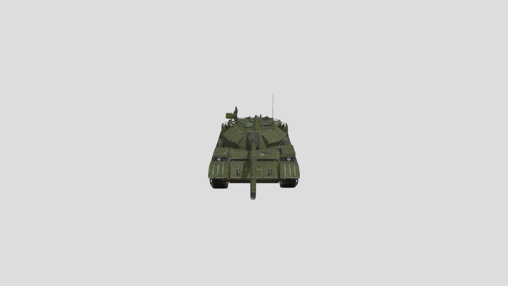 Medium Tank T-69 II G (War Thunder) - Download Free 3D model by ...