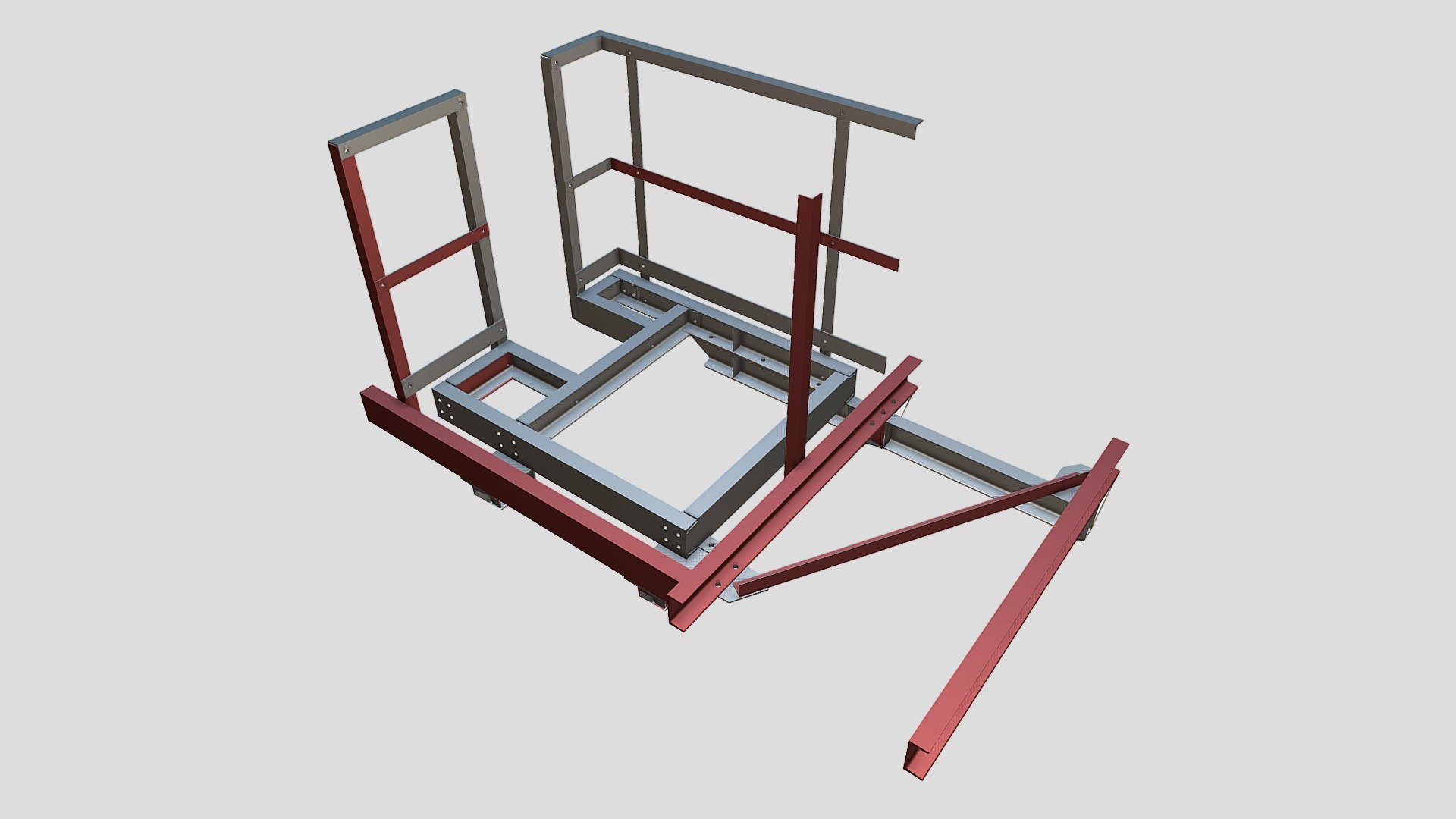 Bayhead Refinery - Platform to Existing Walkway - 3D model by KiyashanM ...