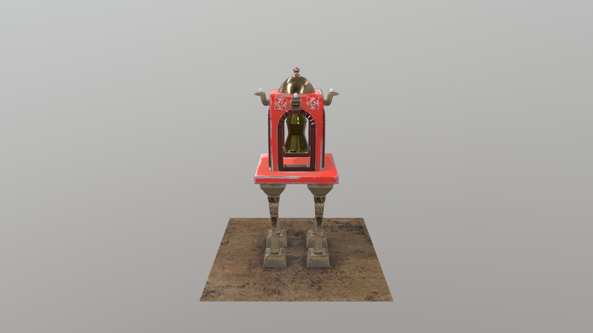 Bell Tower - 3D model by Golden_Cloud [6c596e9] - Sketchfab