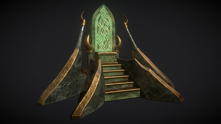 Throne 3D models - Sketchfab