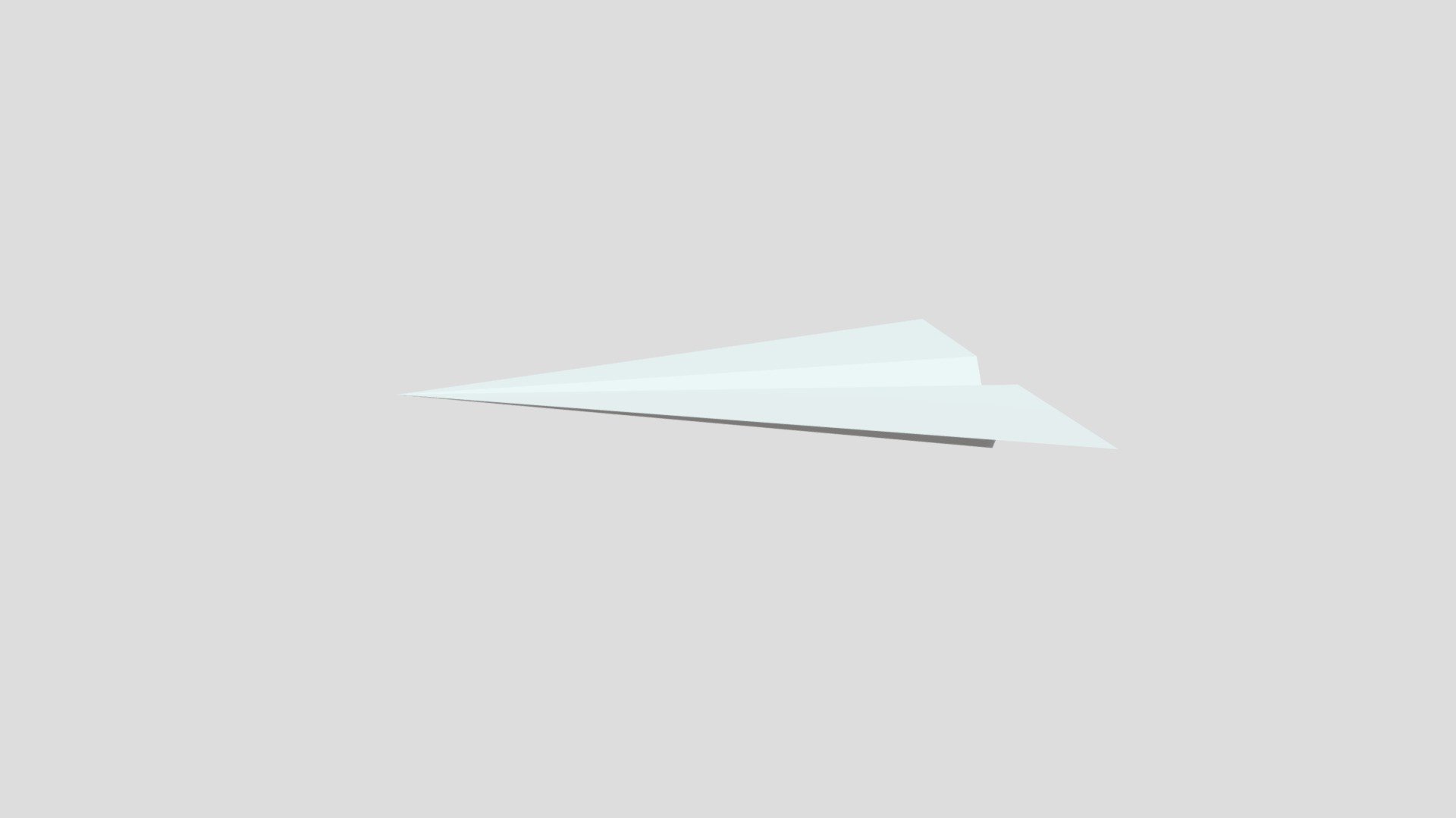 Paper airplane from Poly by Google - Download Free 3D model by ...
