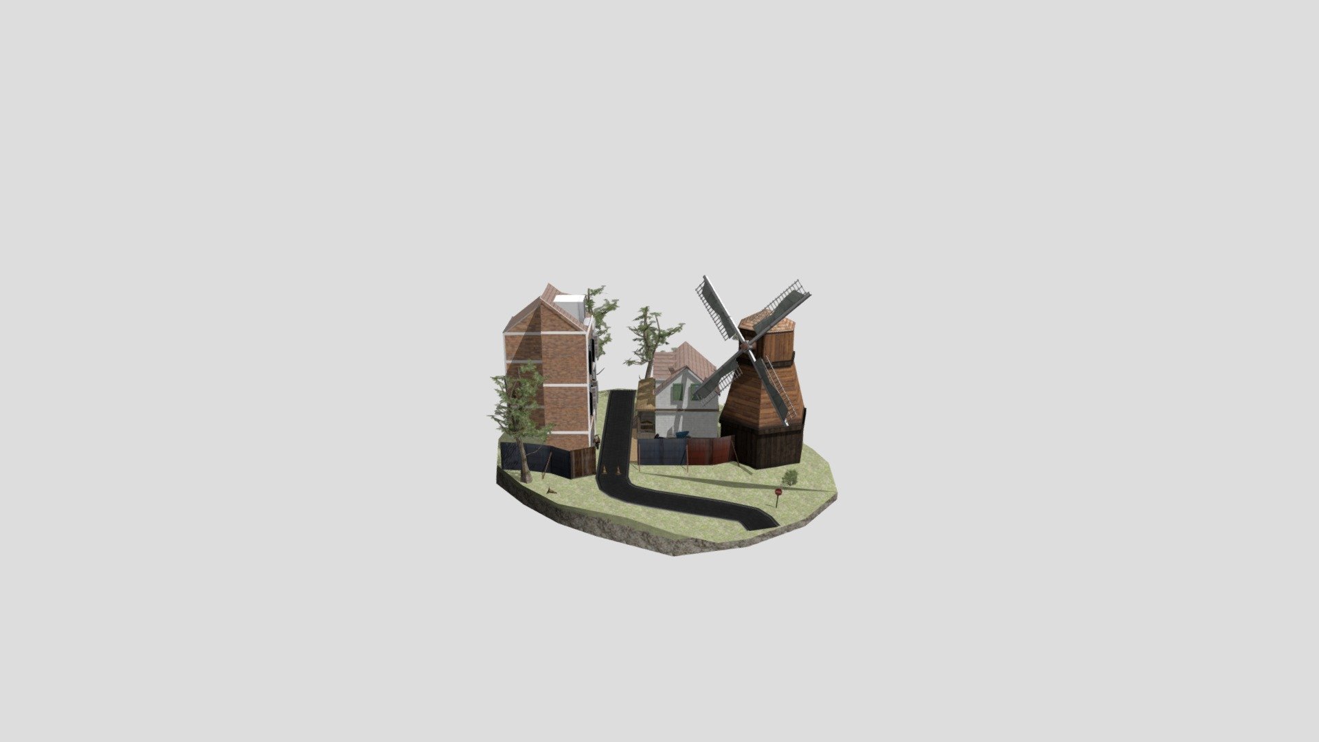 Alexandria City scene Brian Boddaert 1DAE08 - 3D model by BrianBoddaert ...