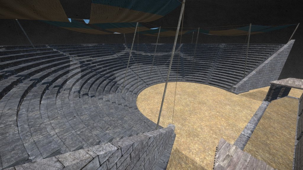 Amphitheater of Arykanda - copyright Sobee - 3D model by fevzialtuncu ...