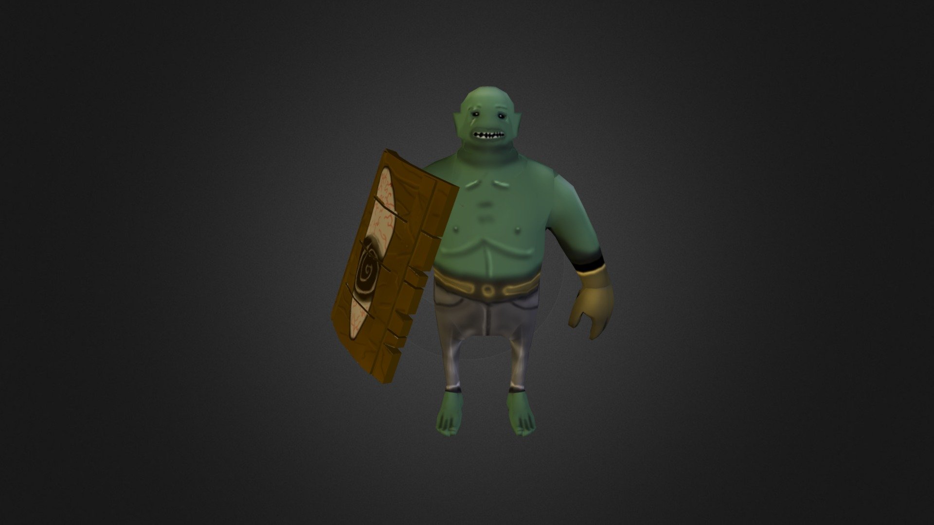 Goblin With Shield - 3D model by Thomas Green (@xxkyuuxx) [6c5e8b4 ...