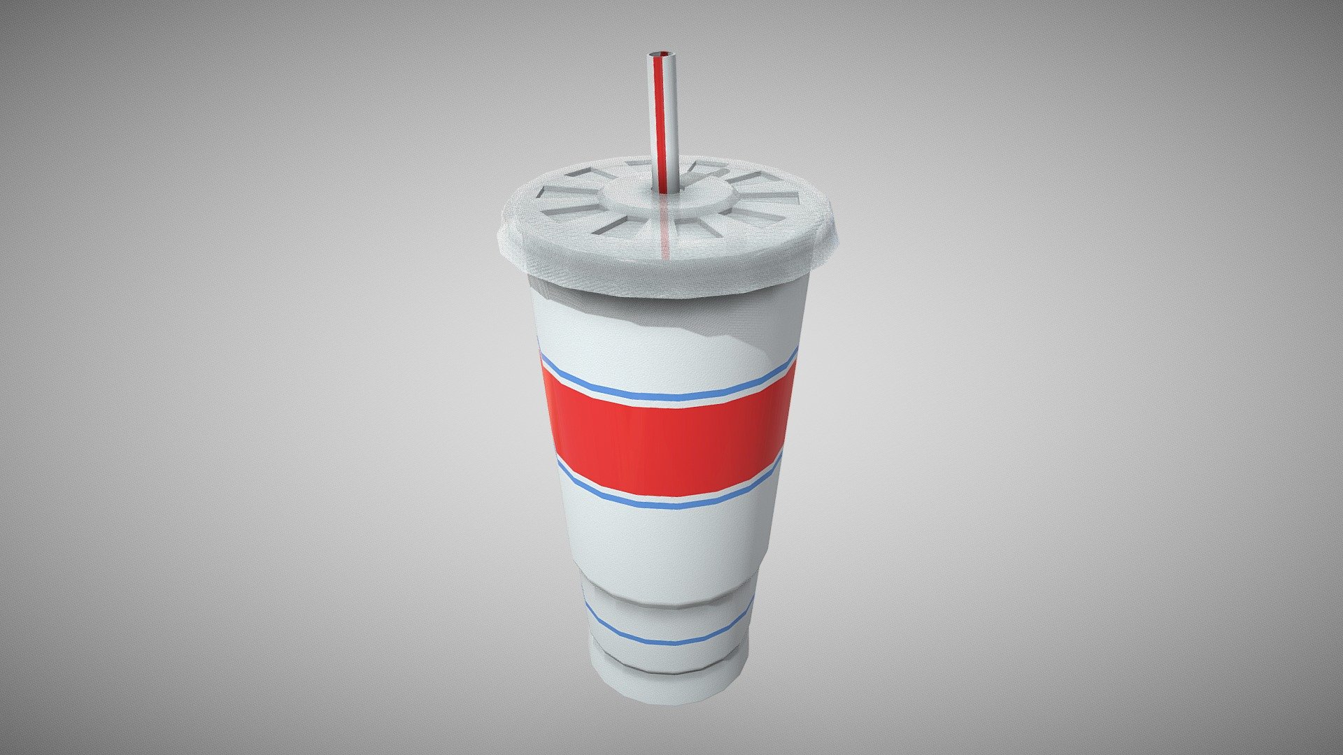 Low-Poly Fast Food Cup - 3D model by NCOW [6c60d54] - Sketchfab