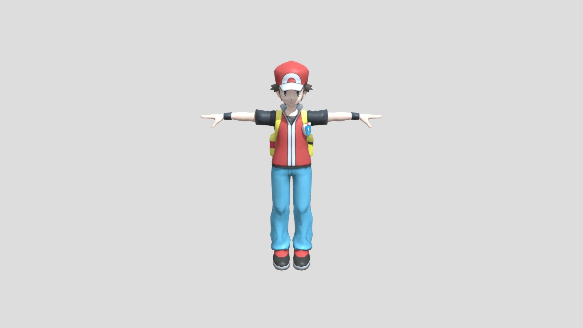 Red - Pokemon - Download Free 3D model by Chechorams16 [6c60e4e ...