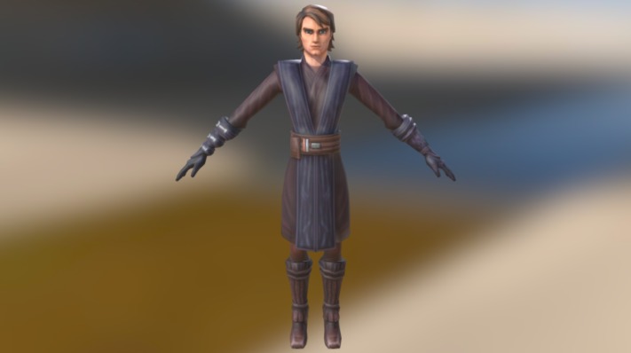 Anakin Skywalker V2 - 3D model by beholdmidia [6c6118b] - Sketchfab