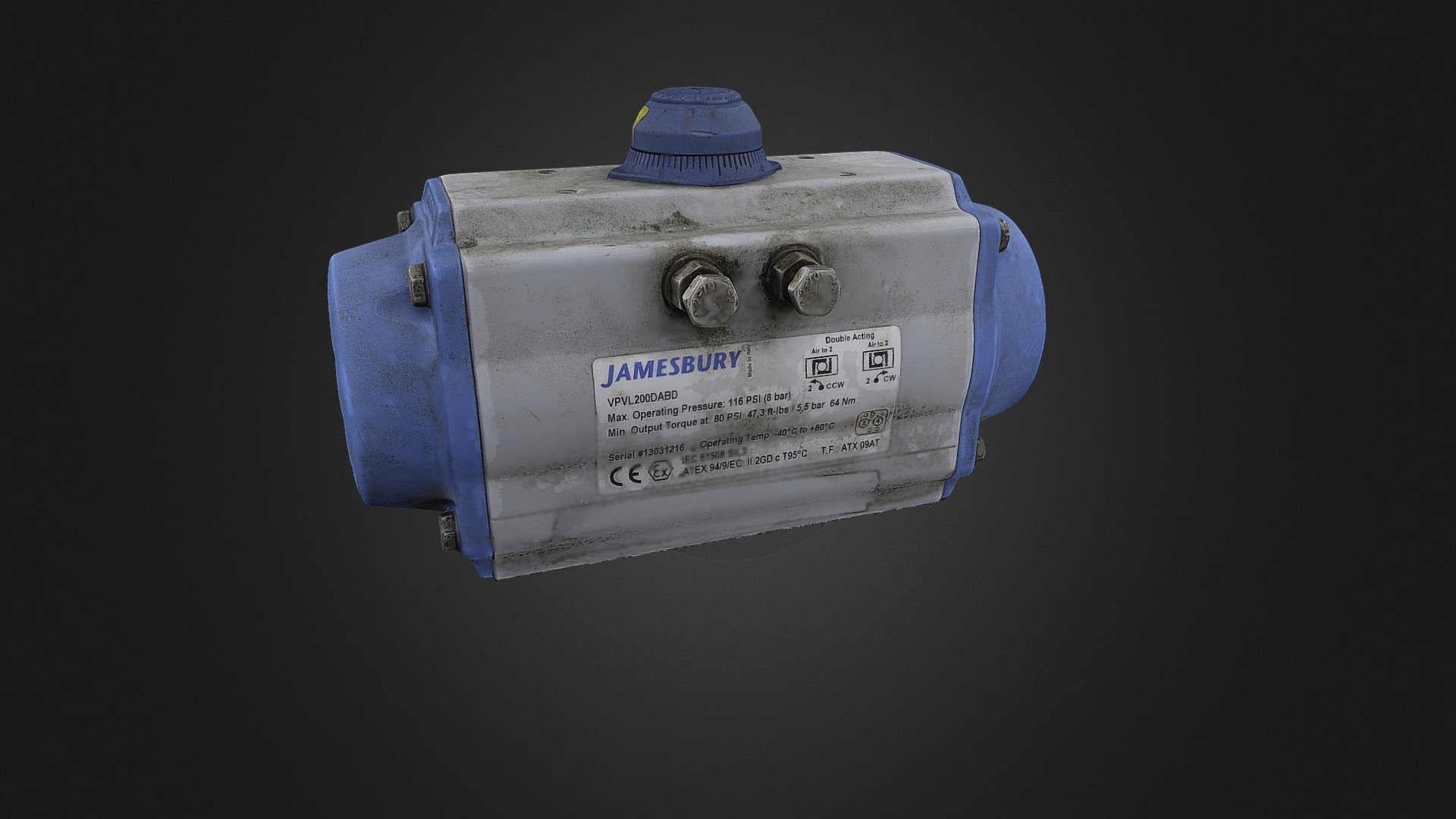 JAMESBURY VPVL200DABD ACTUATOR - 3D model by Onyx M3 (@Onyx-formations ...
