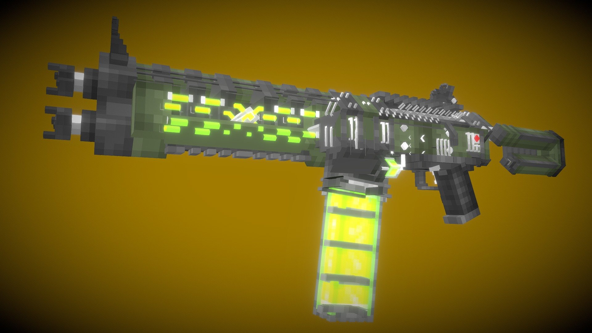 SP-88 [Voxel Plasma SMG] - 3D model by Radium (@Radium_Studio) [6c6464f ...