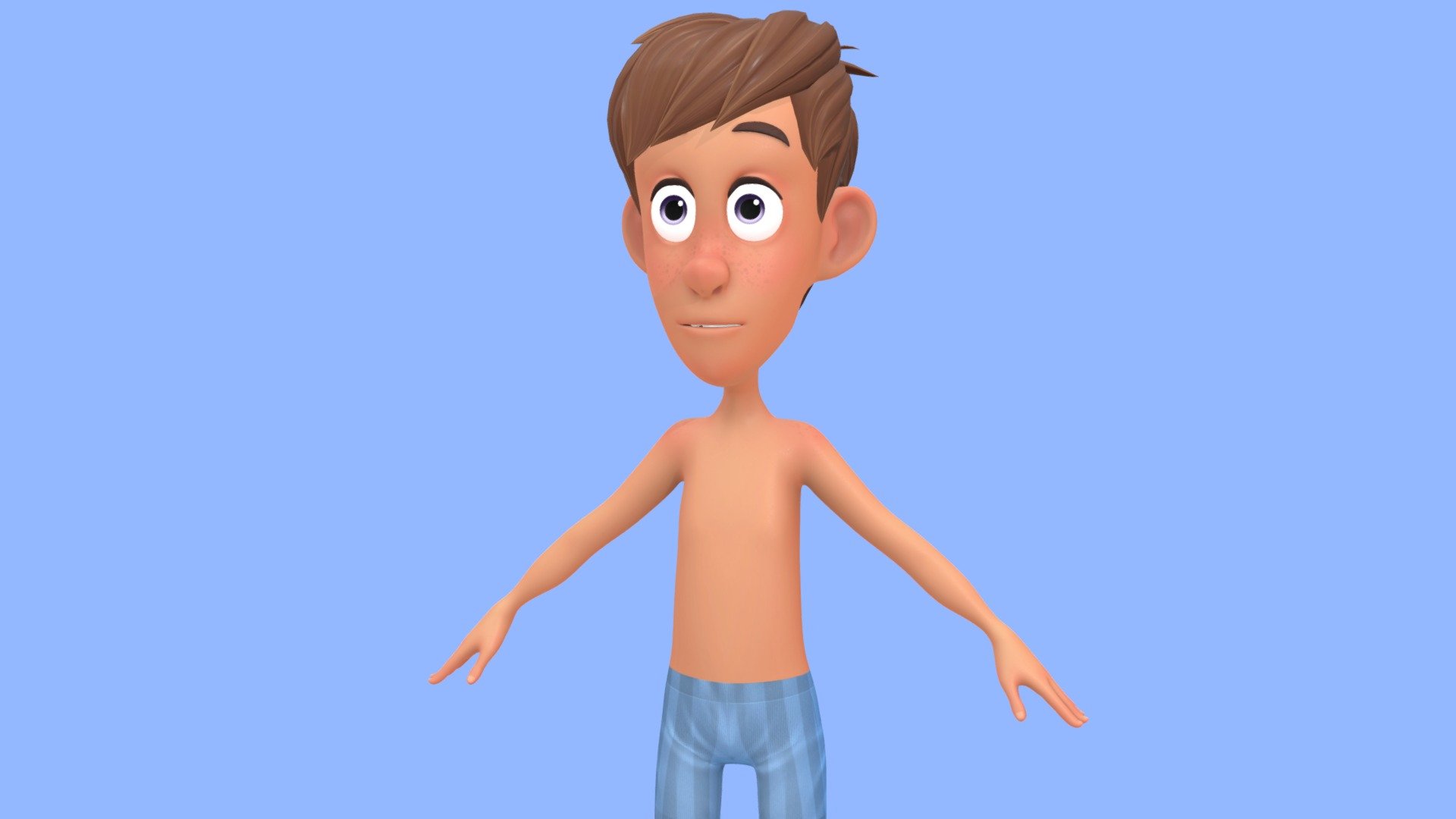 Cute cartoon boy - Buy Royalty Free 3D model by Stylized Box (@Stylized ...