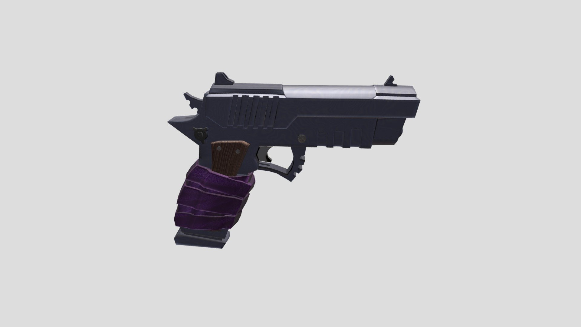 3D Pistol - 3D model by UhKyon [6c6b653] - Sketchfab