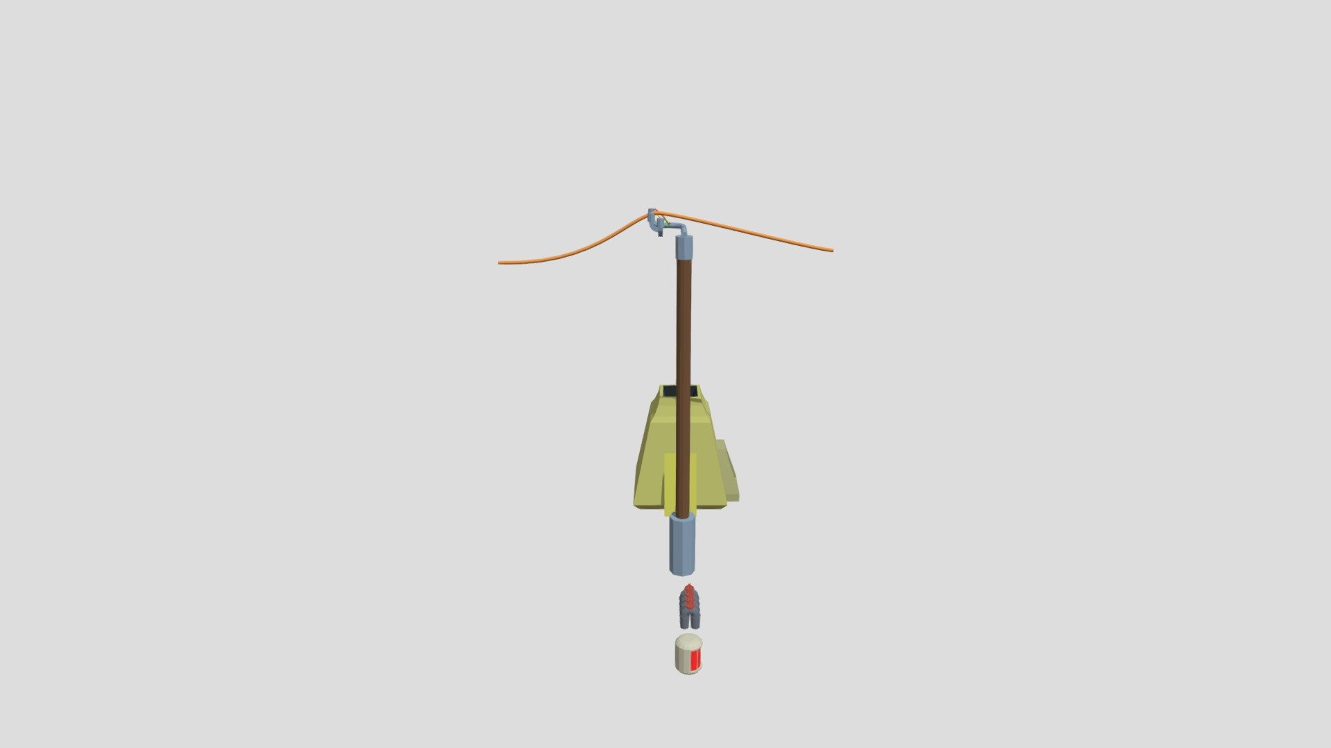 5 PAINTED OBJECTS - 3D model by EvaRnimtb [6c6bfd3] - Sketchfab