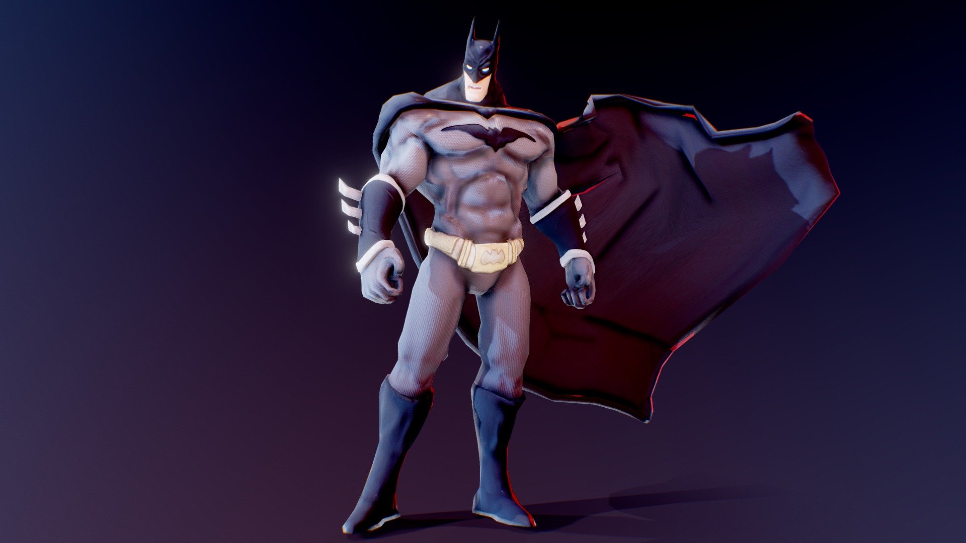 Stylized Batman / rig / animated - Buy Royalty Free 3D model by Kasit Studio (@kasit) [6c6c44e ...