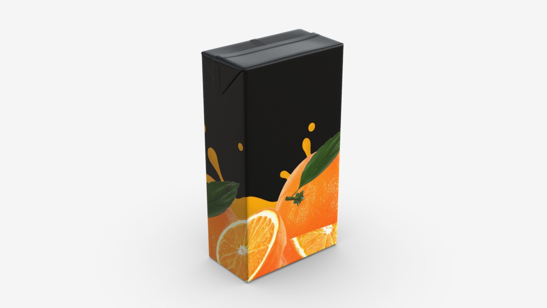 Juice cardboard box packaging 2000 ml - Buy Royalty Free 3D model by ...