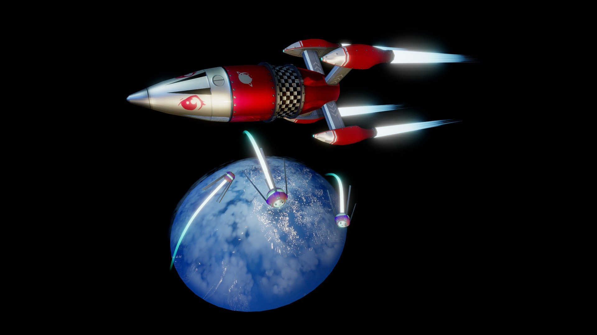 Crowded Orbit - Download Free 3D model by nickheitzman [6c6d1ba ...