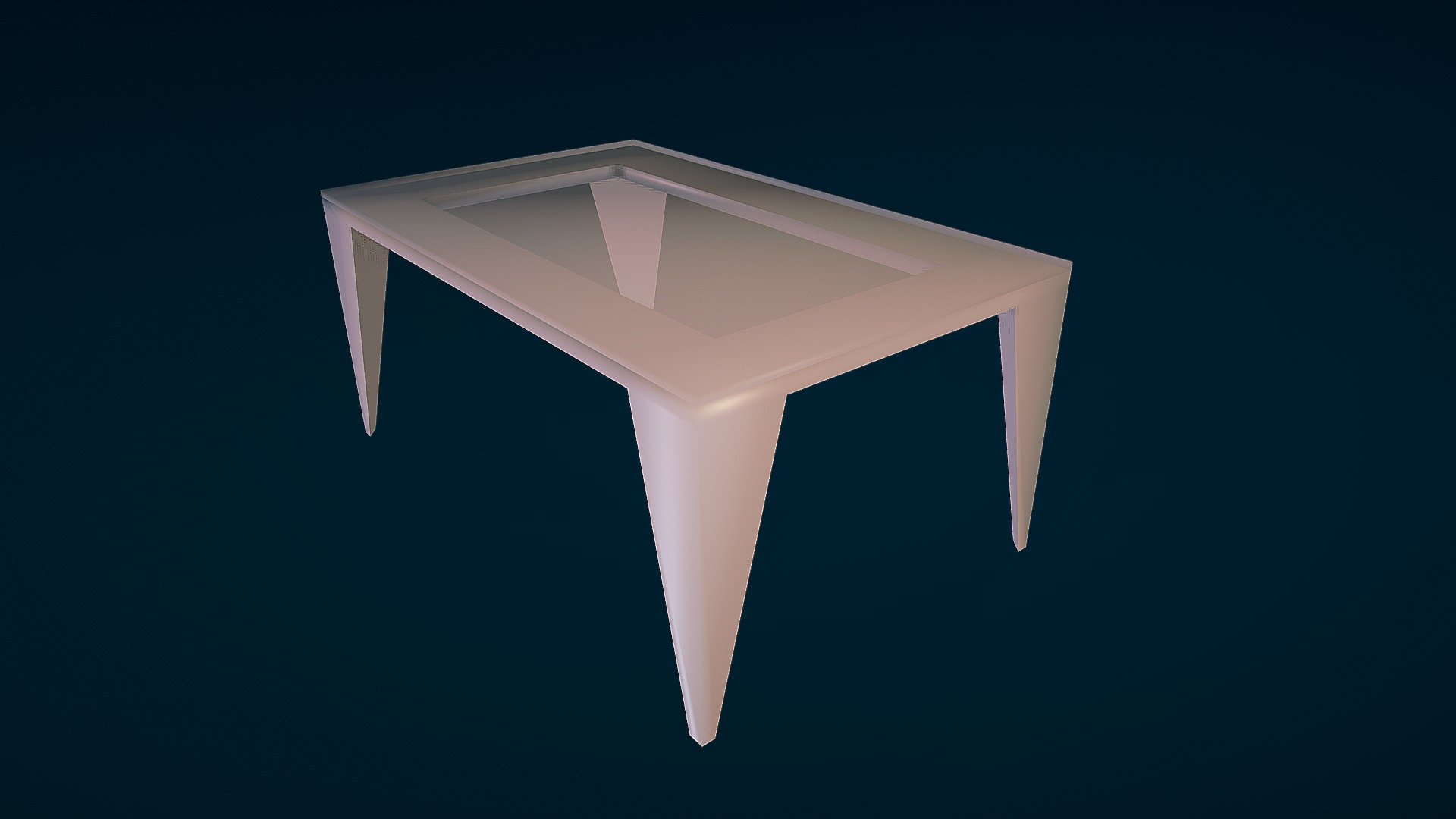 Lowpoly modern table - 3D model by Gamazillo [6c6d336] - Sketchfab