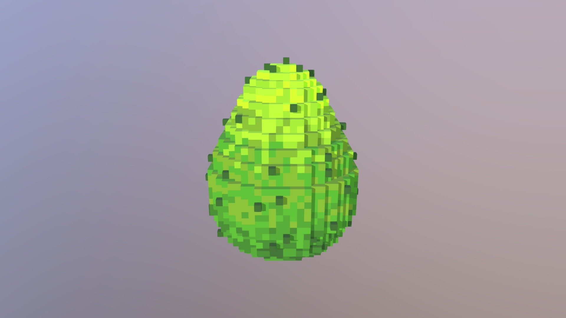 Voxel Round Cactus - 3D model by osid54 [6c6ee85] - Sketchfab