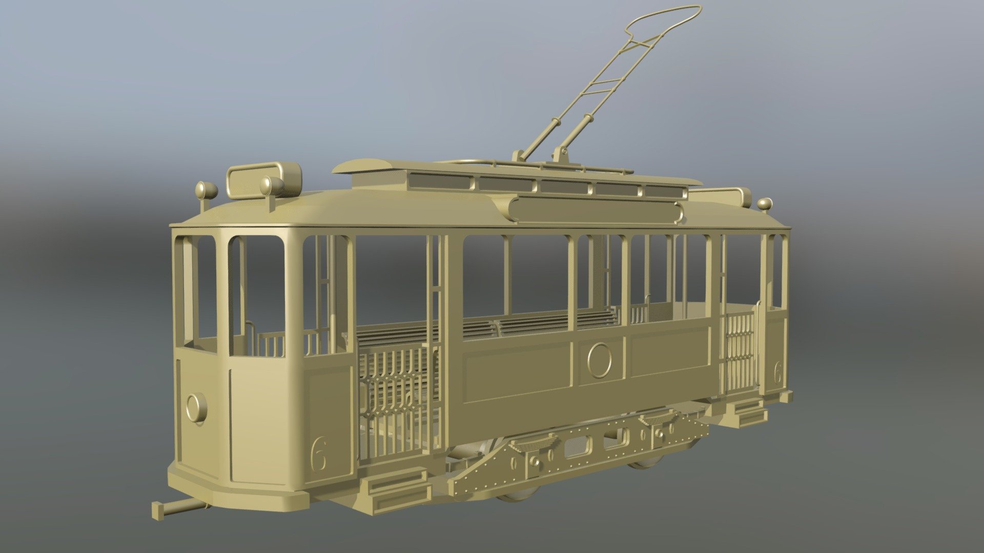 Выборгский трамвай. Viborg tram. - 3D model by Slawa_L [6c6f1cb ...
