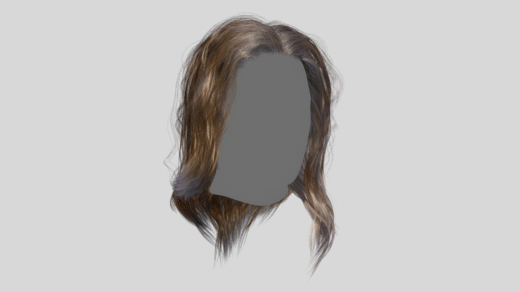 hair - A 3D model collection by projrr000 - Sketchfab